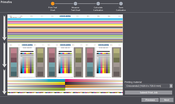 printer color calibration sheet