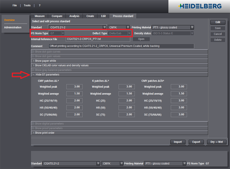 印刷过程标准：G7 检查