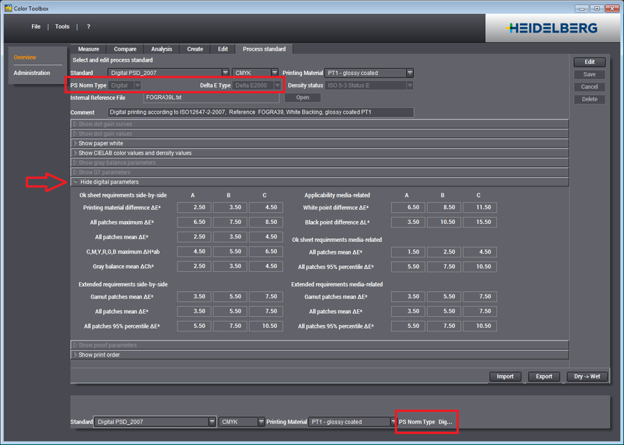 Process Standards: Digital printing check