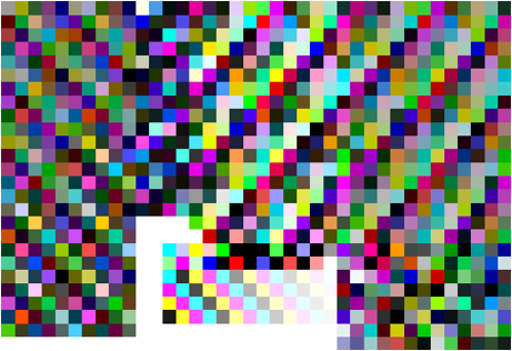 Forma di prova 'ISO 12642 / IT8.7/3 Random' (Rearranged IT8.7/3) con ...