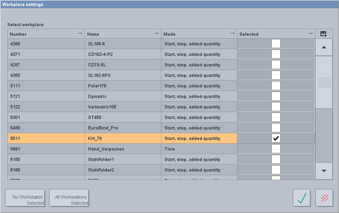 Data Terminal에 장치 표시 방법