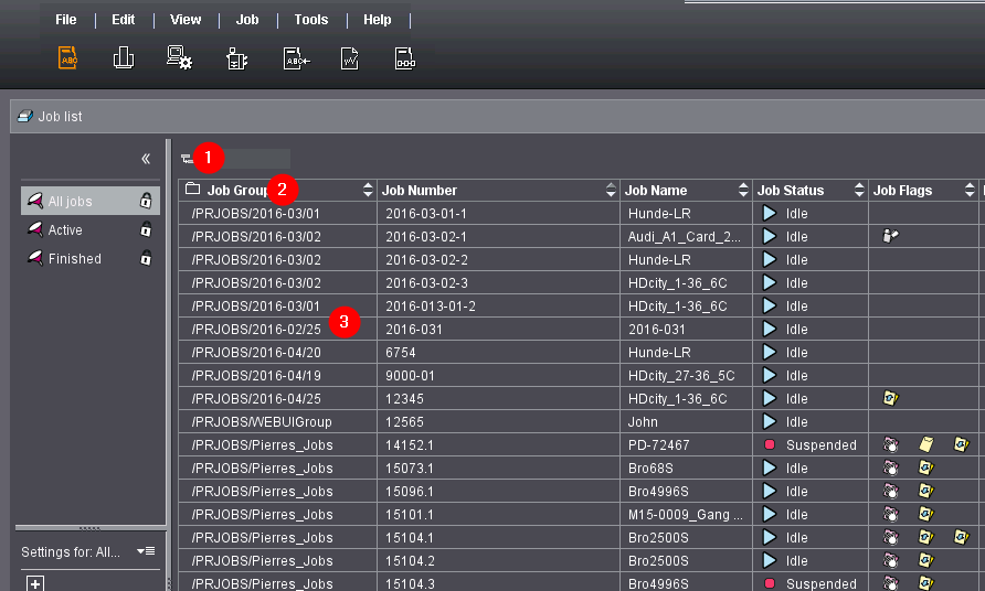 "Folder Structure" Tab