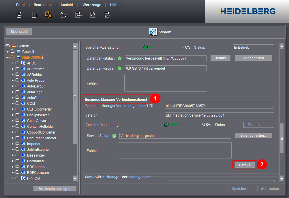 Mitarbeiter ("Employees") importieren