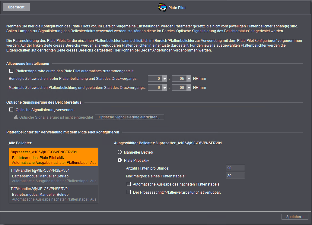 Administration - Plate Pilot
