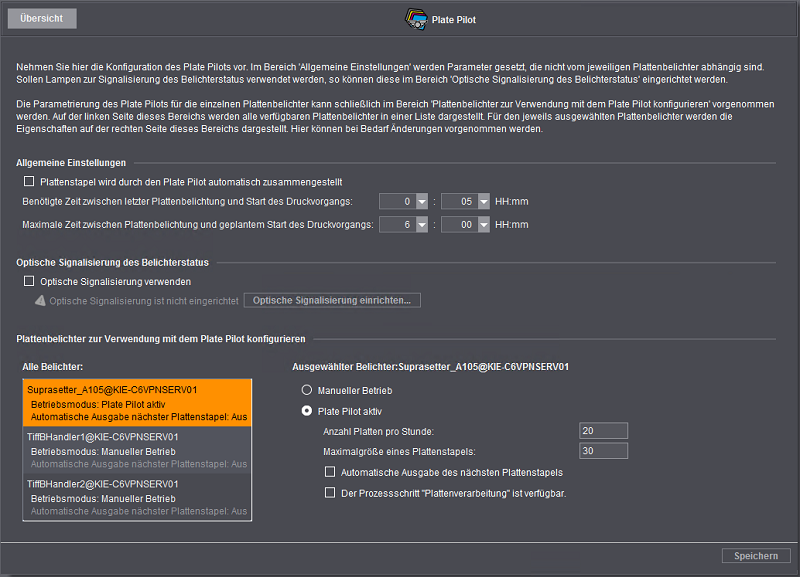 Administration - Plate Pilot