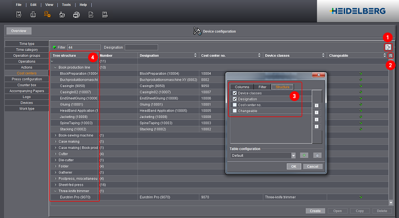 Administration - Device configuration