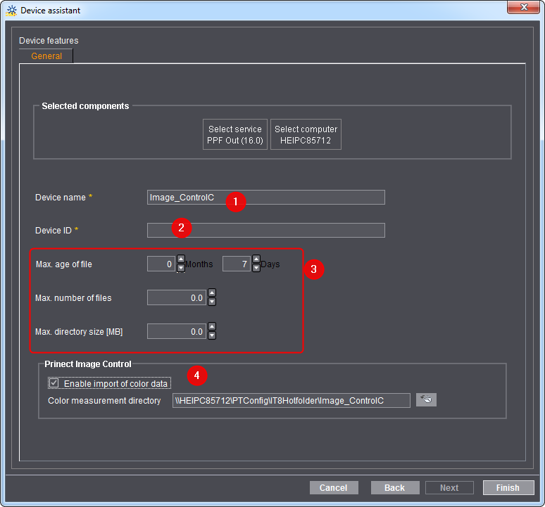 Set up Connection for Sending Color Data