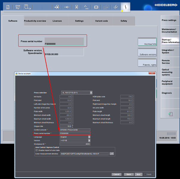 Set up Connection for Sending Color Data