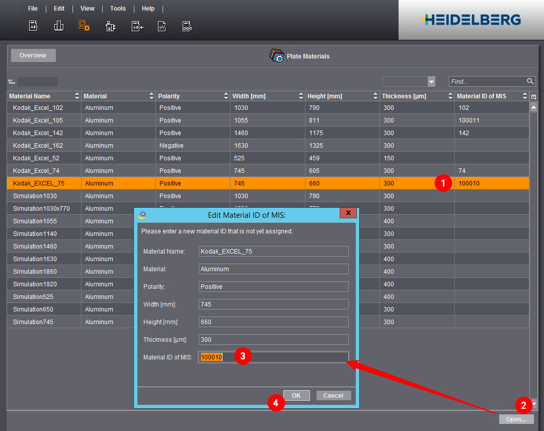 Assign Plate Material ("Plates")