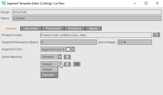Editor de modelo de segmento